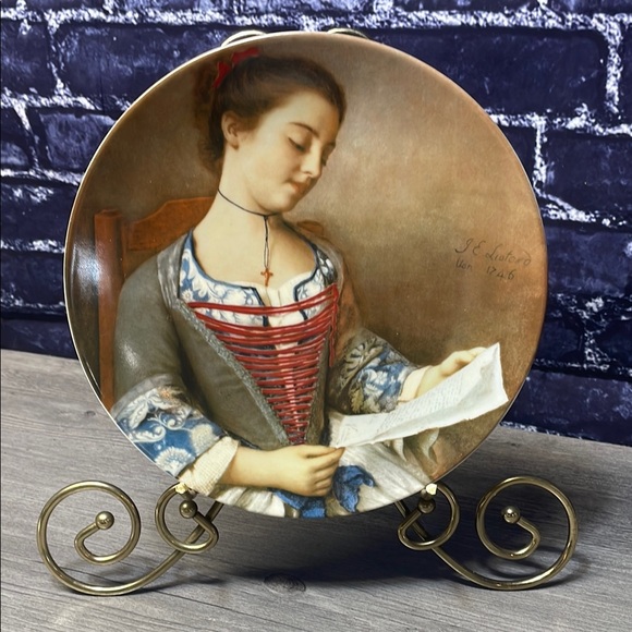 Art | Vintage Usps Stamp Decorative Plate | Poshmark